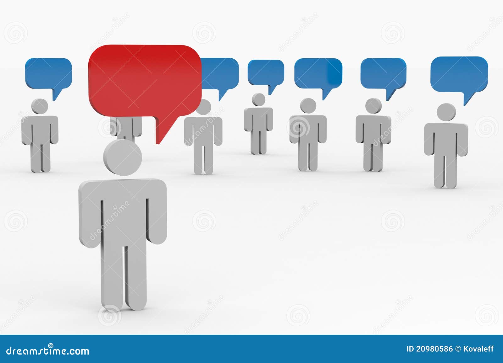 People Talking. Concept of Global Community Stock Illustration ...