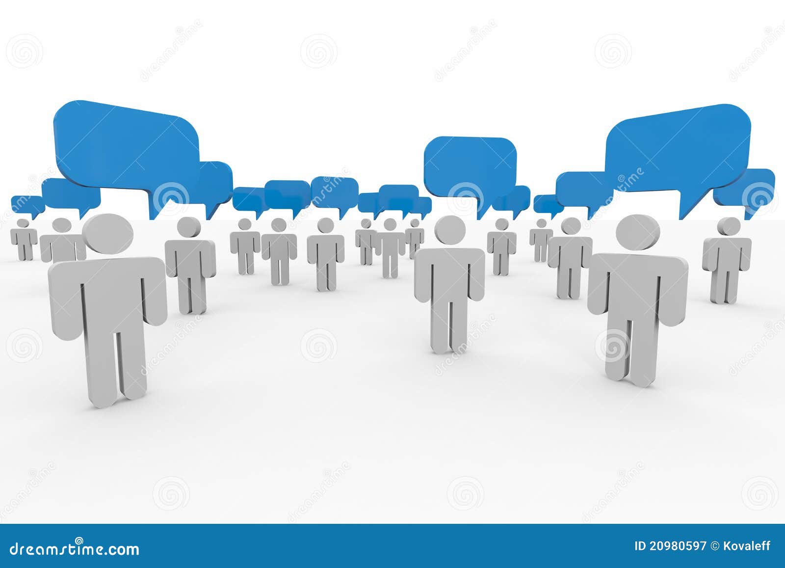 People Talking. Concept of Global Community Stock Illustration ...