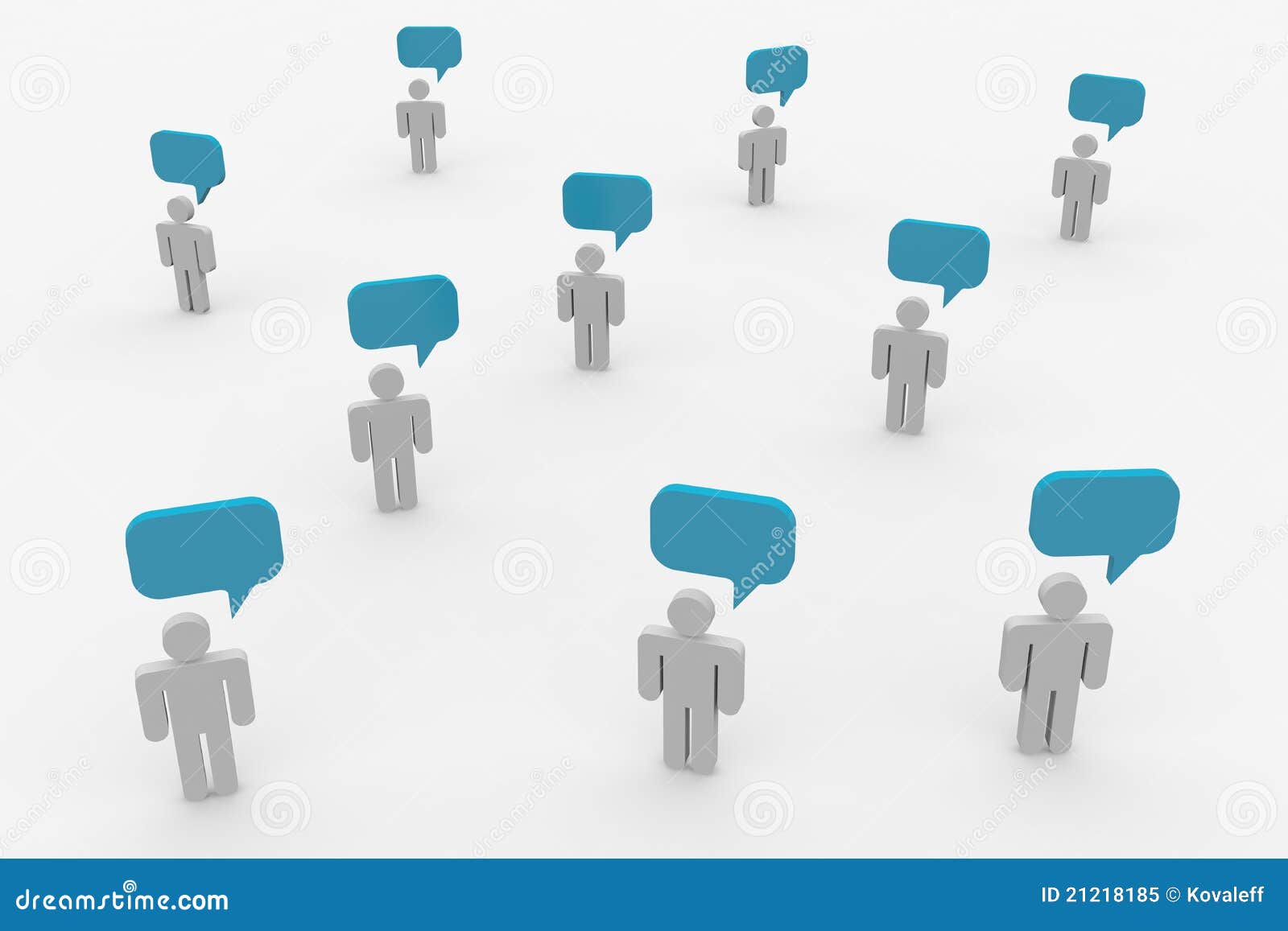 People Talking. Concept of Global Community Stock Illustration ...