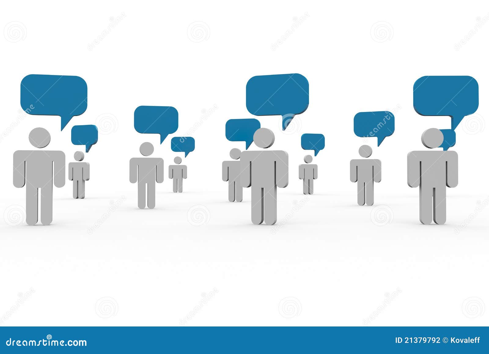 People Talking. Concept of Global Community Stock Illustration ...