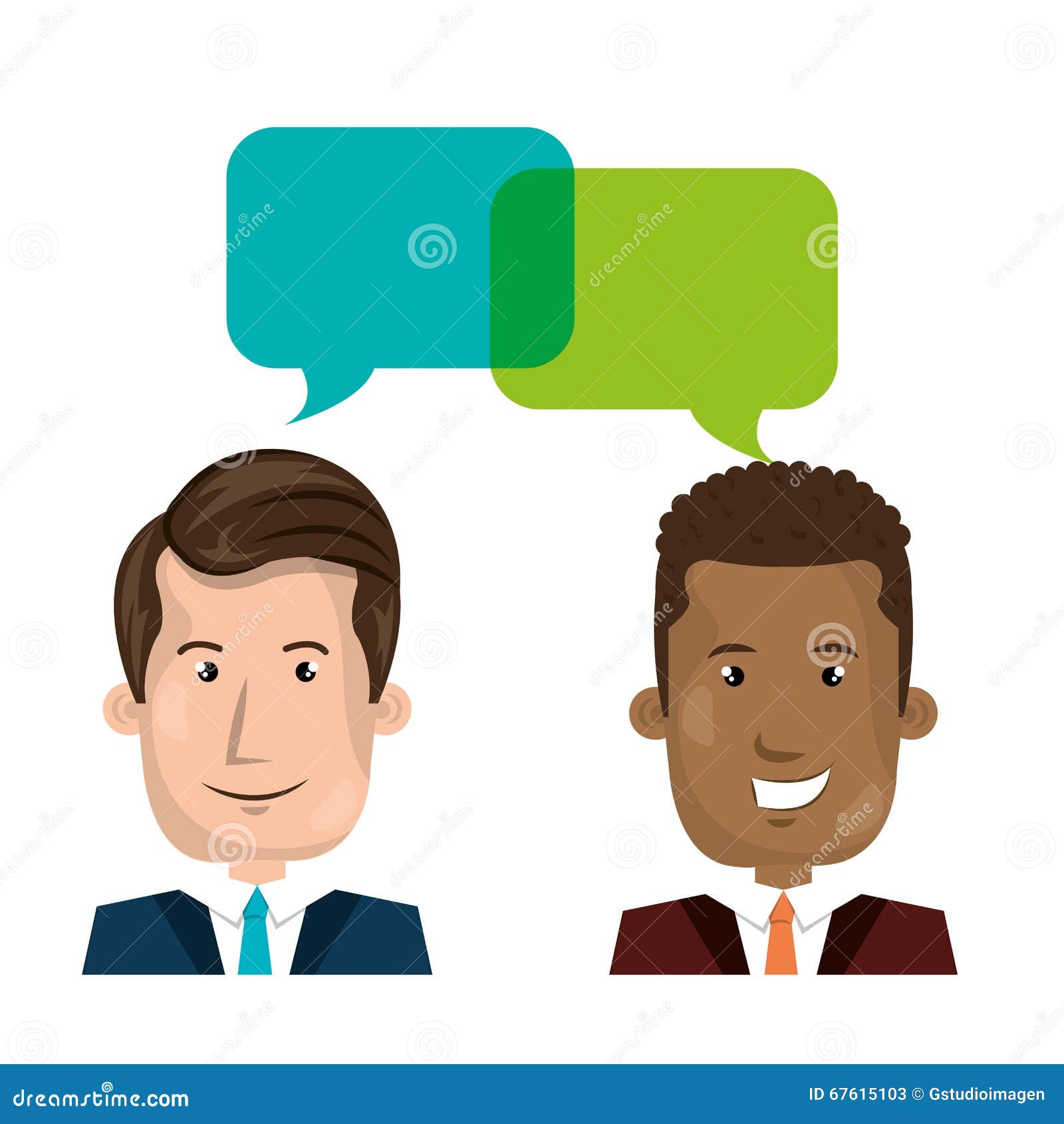 People talking design stock illustration. Illustration of dialog - 67615103