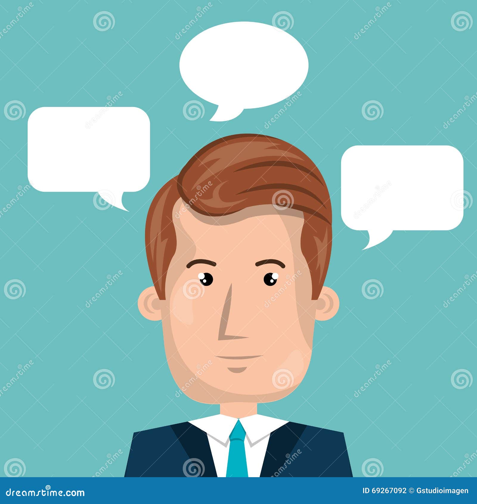 People talking design stock illustration. Illustration of speech - 69267092
