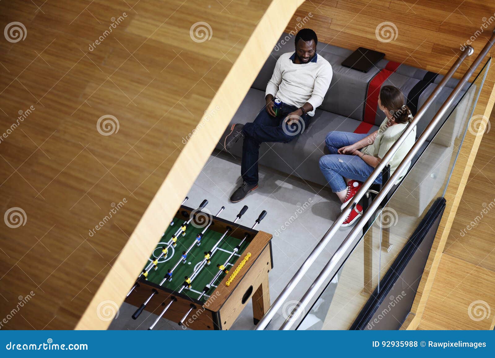 People Talking Together during Office Break Time Stock Photo - Image of ...