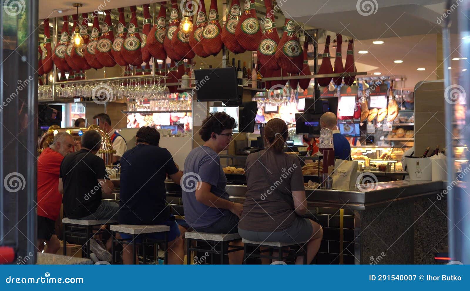 People in Tapas Bar, Madrid Stock Video - Video of madrid, food: 291540007