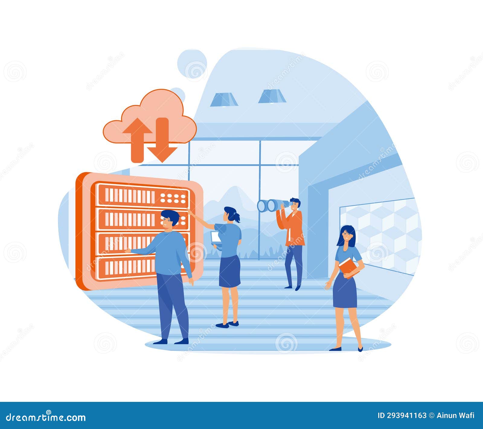 People in Team Analyze Dioramas and Graphics, Data Visualization ...