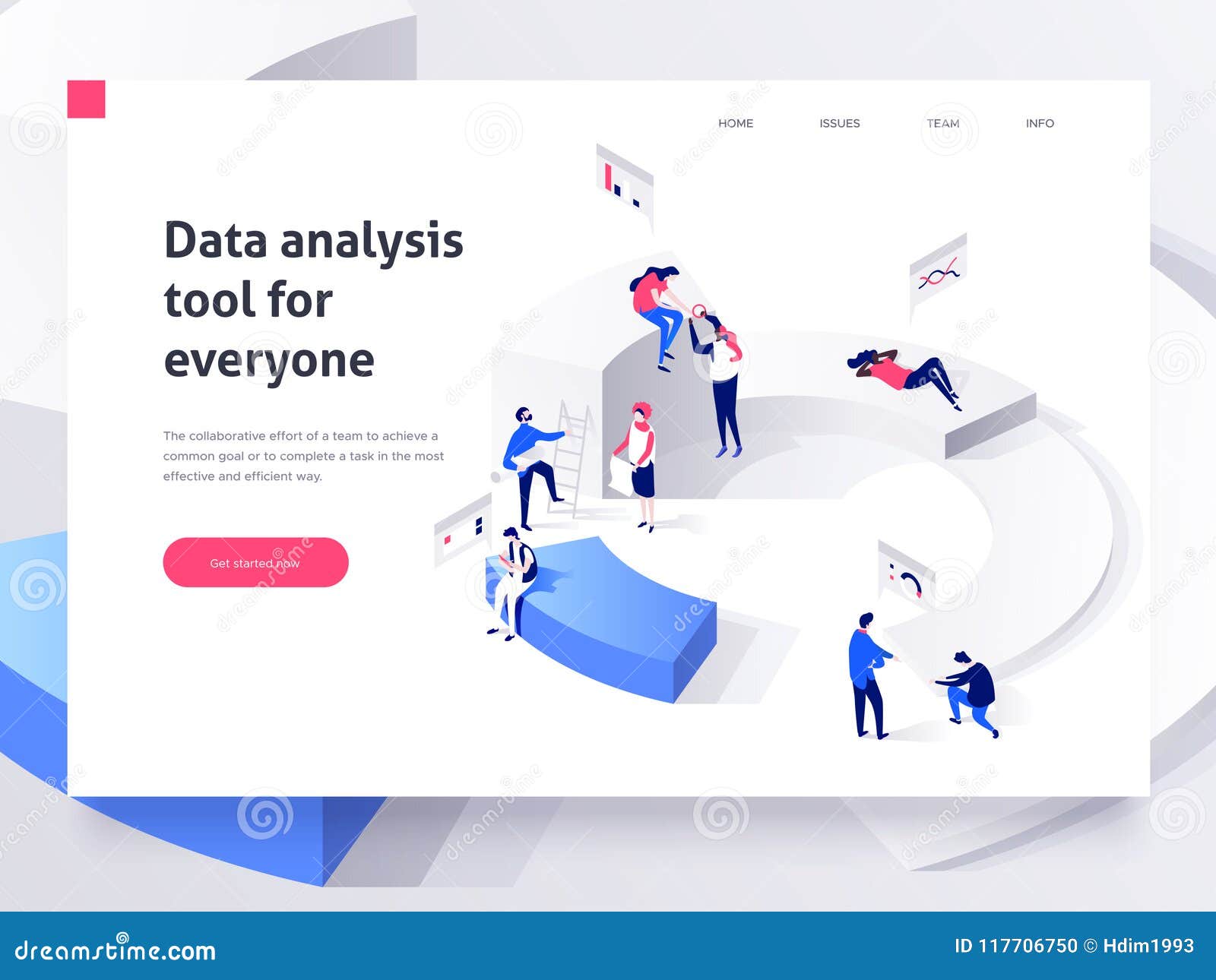 People in a Team Build a Pie Chart and Interact with Graphs. Landing ...
