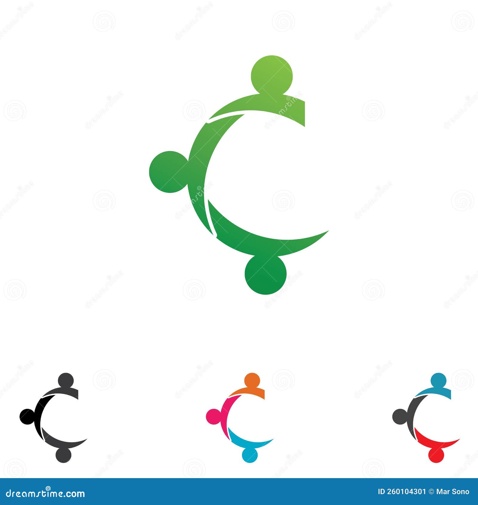 People Team Community Group Logo, Network and Social Icon Vector Stock ...