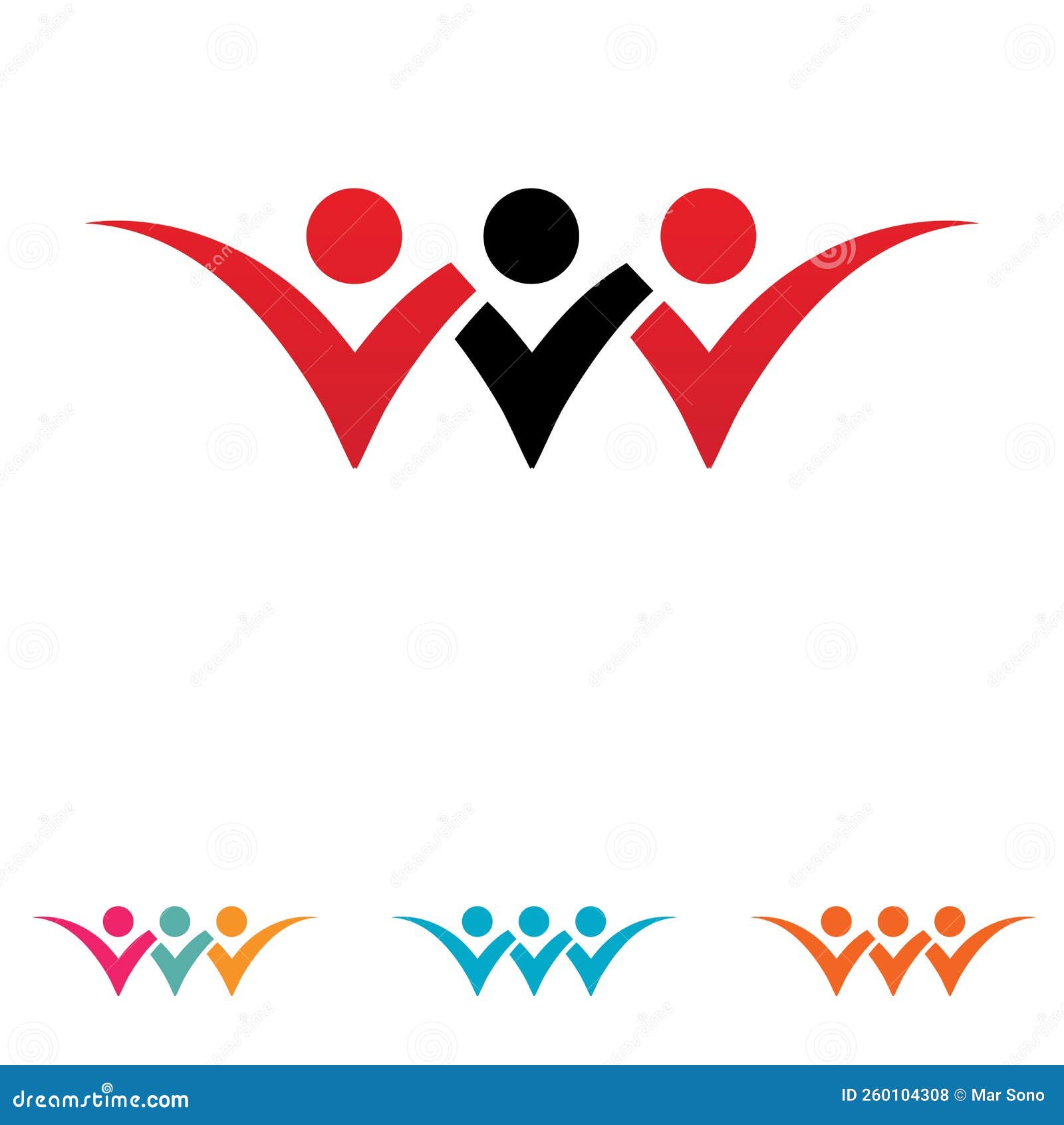 People Team Community Group Logo, Network and Social Icon Vector Stock ...