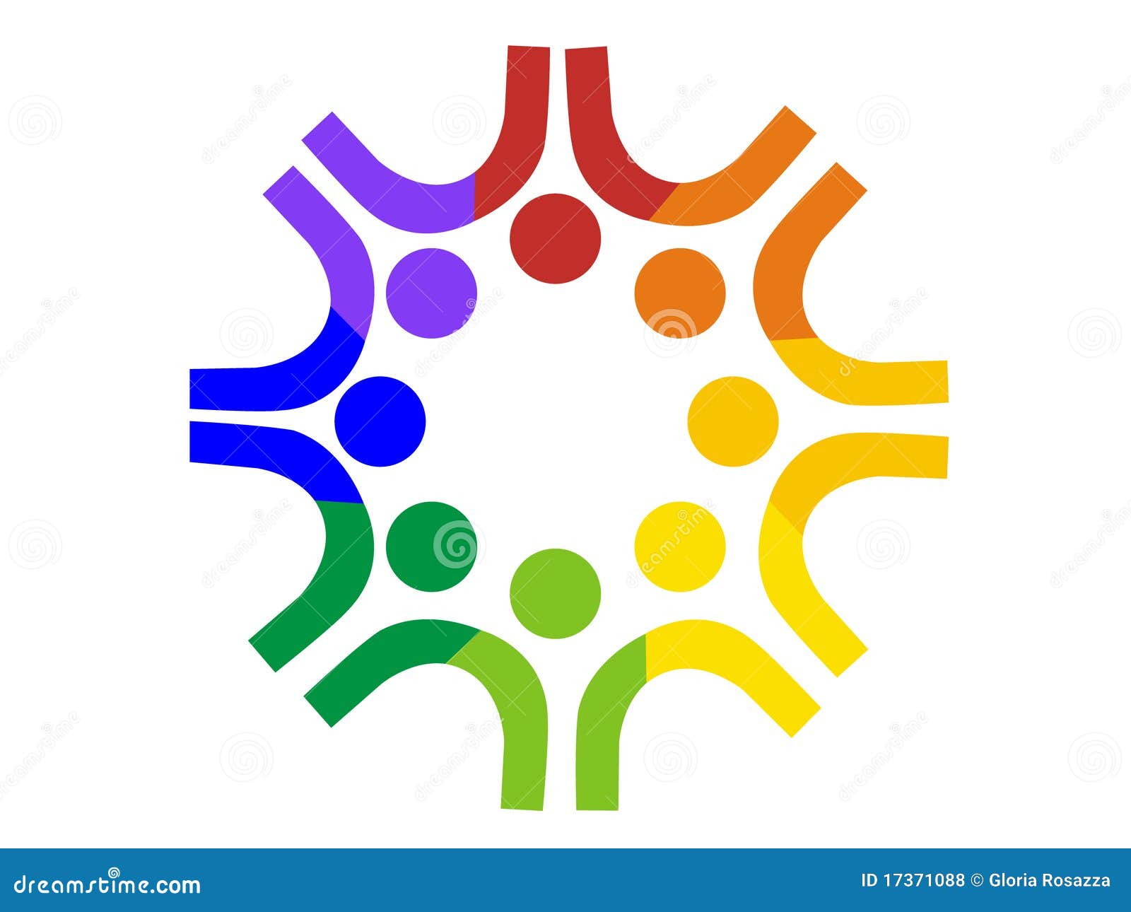 People team logo stock vector. Illustration of friends - 17371088