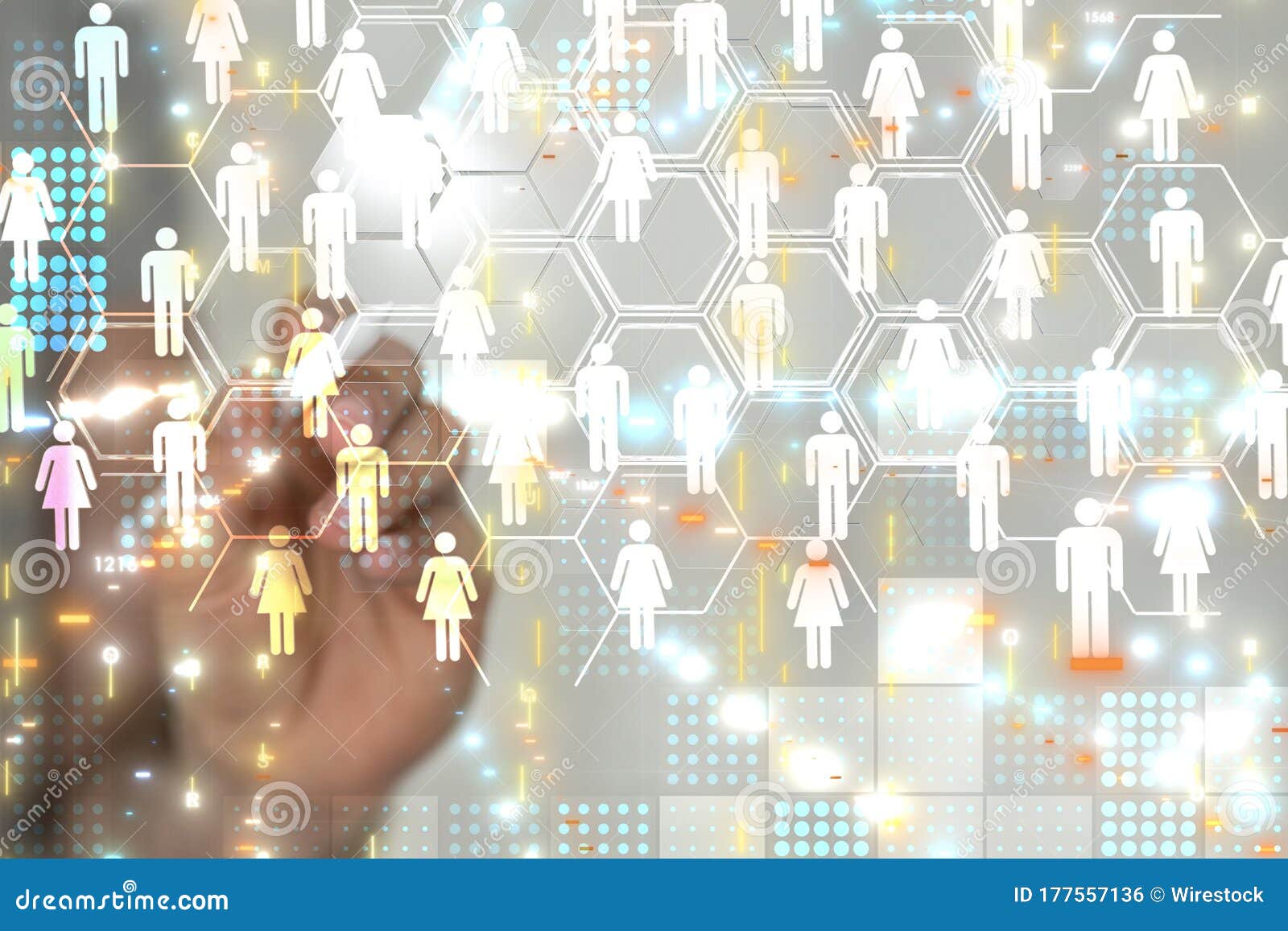 A People Team Social Network Group Stock Photo - Image of connect ...