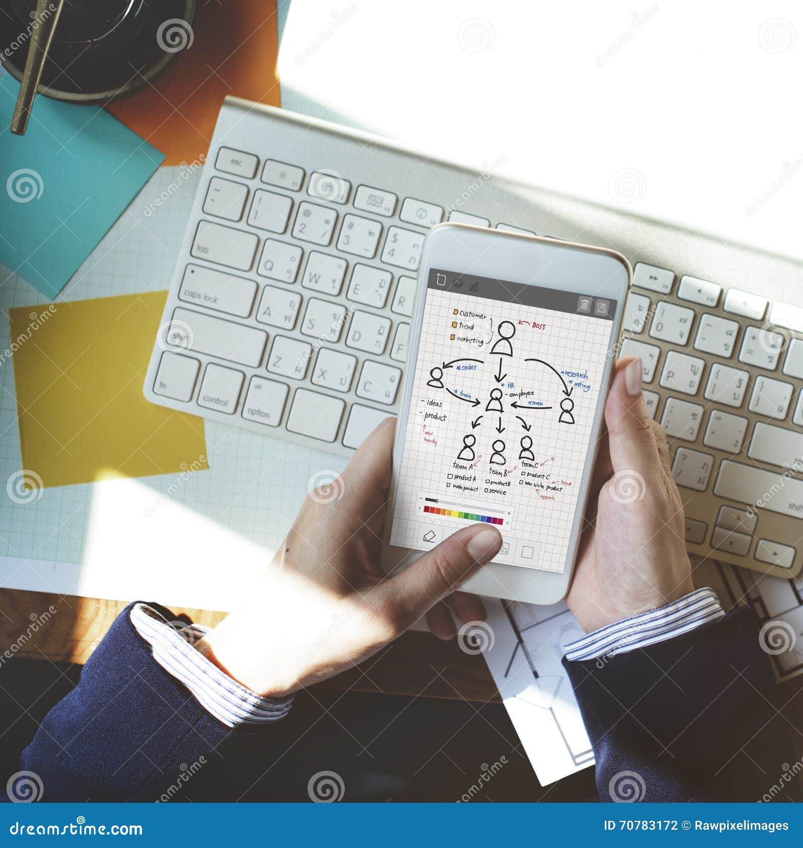 People Team Work Organization Plan Concept Stock Photo - Image of ...