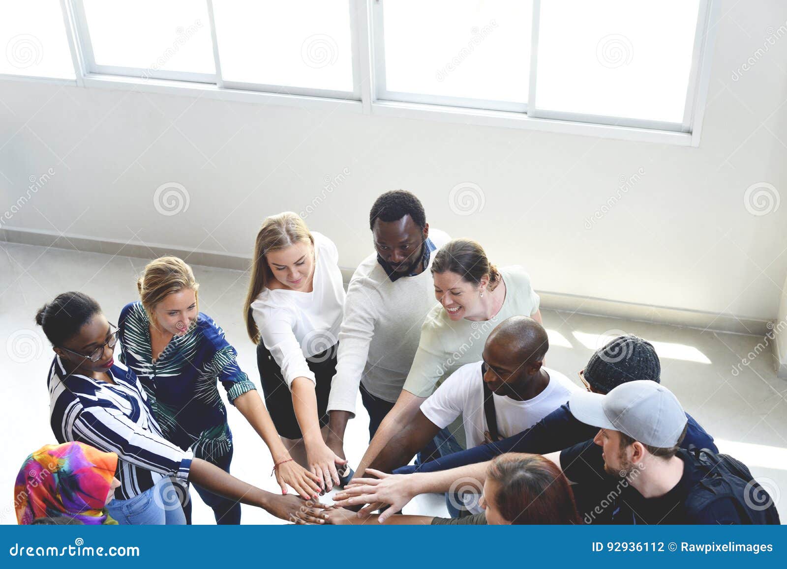 People Teamwork Cooperation Hands Together Stock Photo - Image of ...
