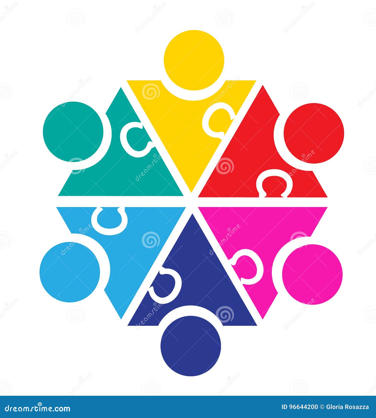 Sharing Logo Cartoon Vector | CartoonDealer.com #60245087