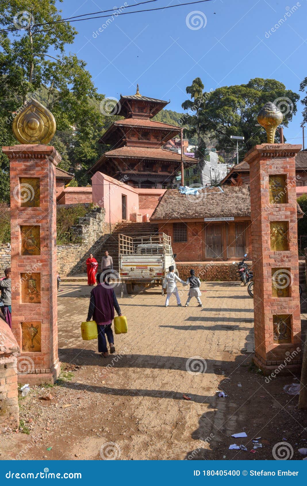 People at a Temple of Tansen on Nepal Editorial Image - Image of ...