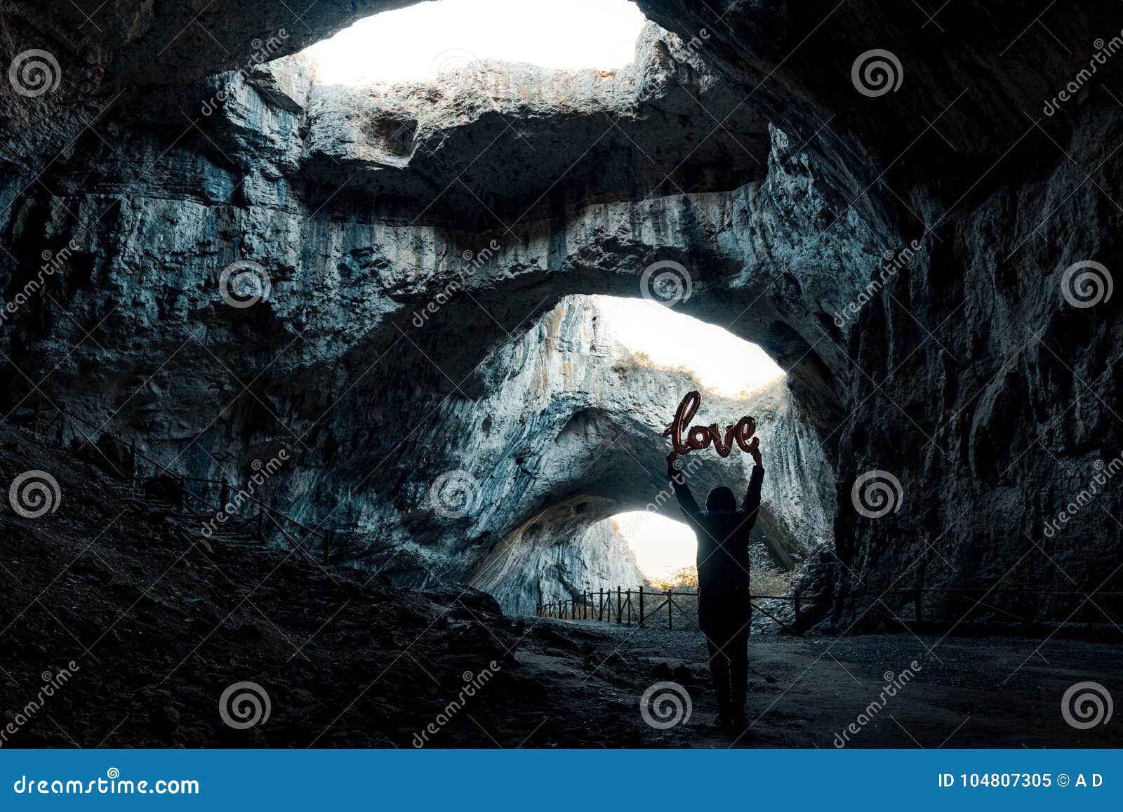 Cave 2 stock image. Image of cavern, people, light, love - 104807305