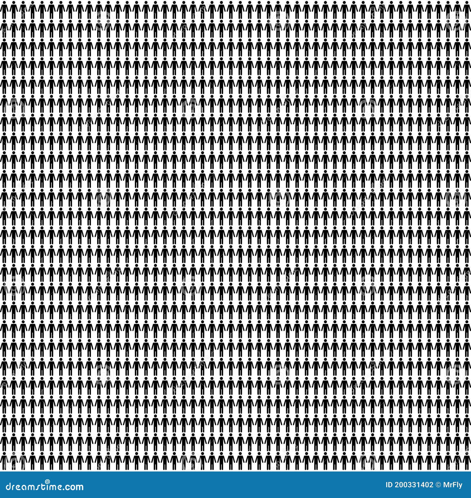 People Texture, Background, Crowd, Vector Illustration | CartoonDealer ...