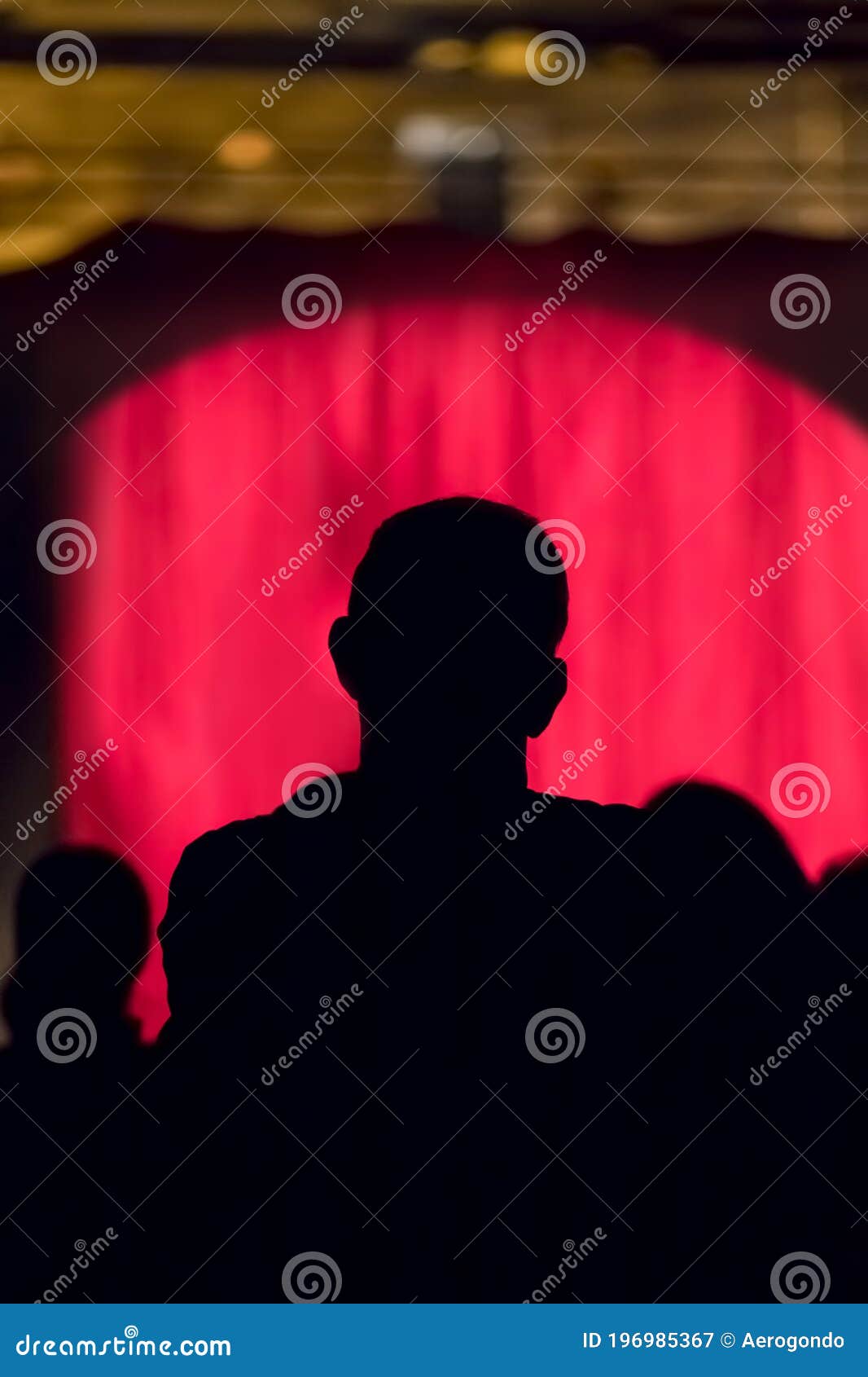 People in the Theater Waiting for Play To Start Stock Image - Image of ...