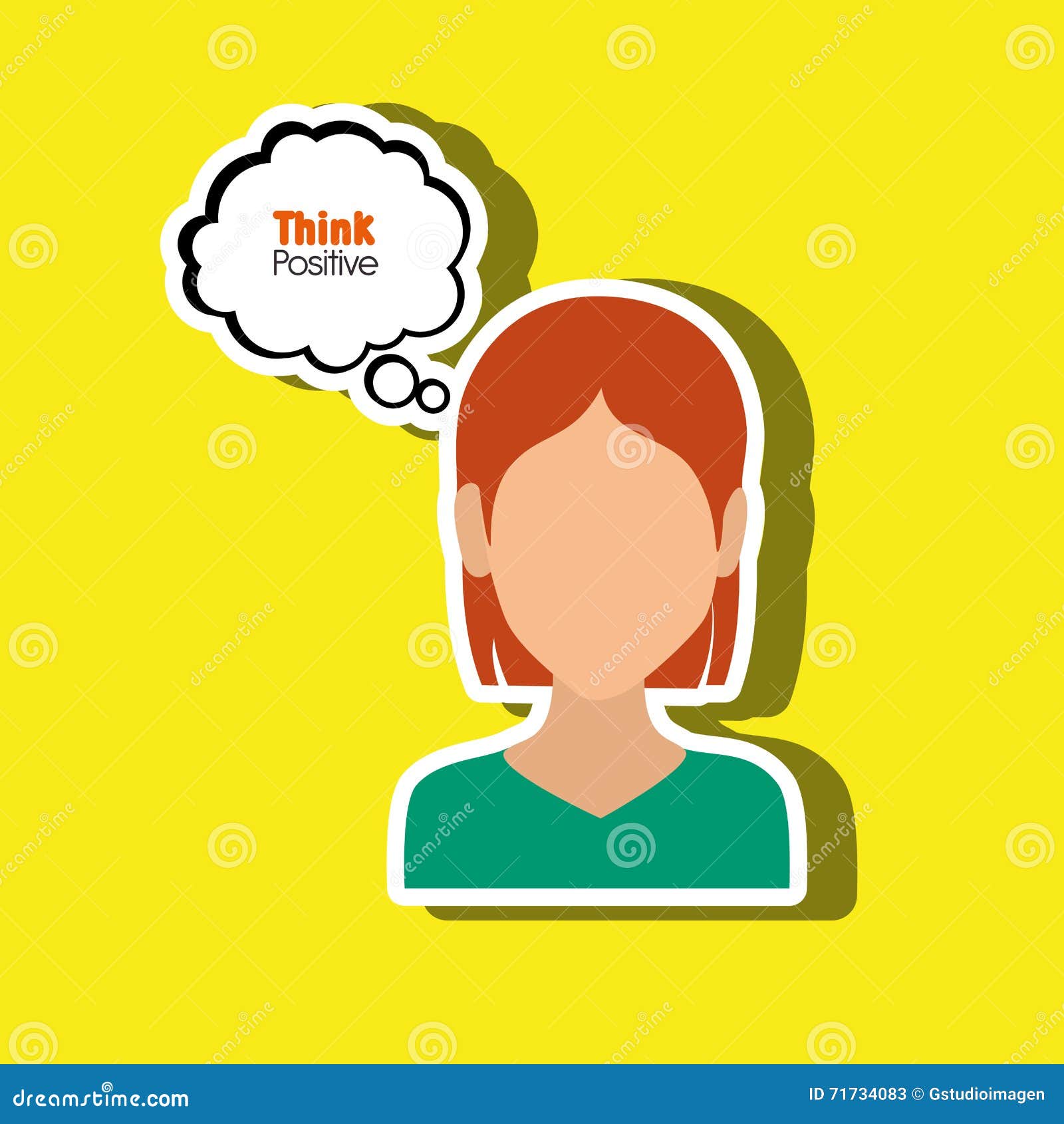 People thinking design stock illustration. Illustration of graphic ...