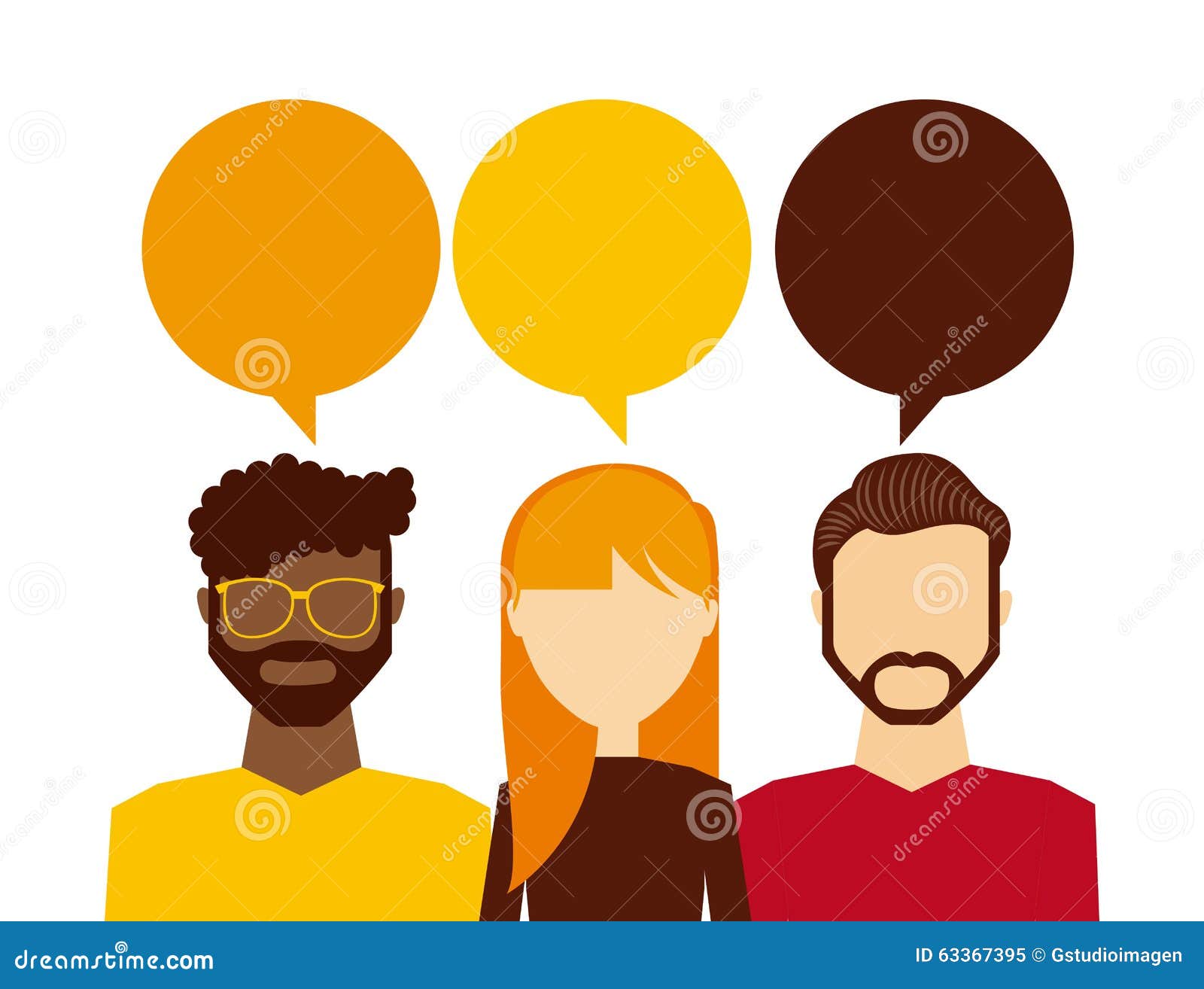 People thinking design stock vector. Illustration of silhouette - 63367395