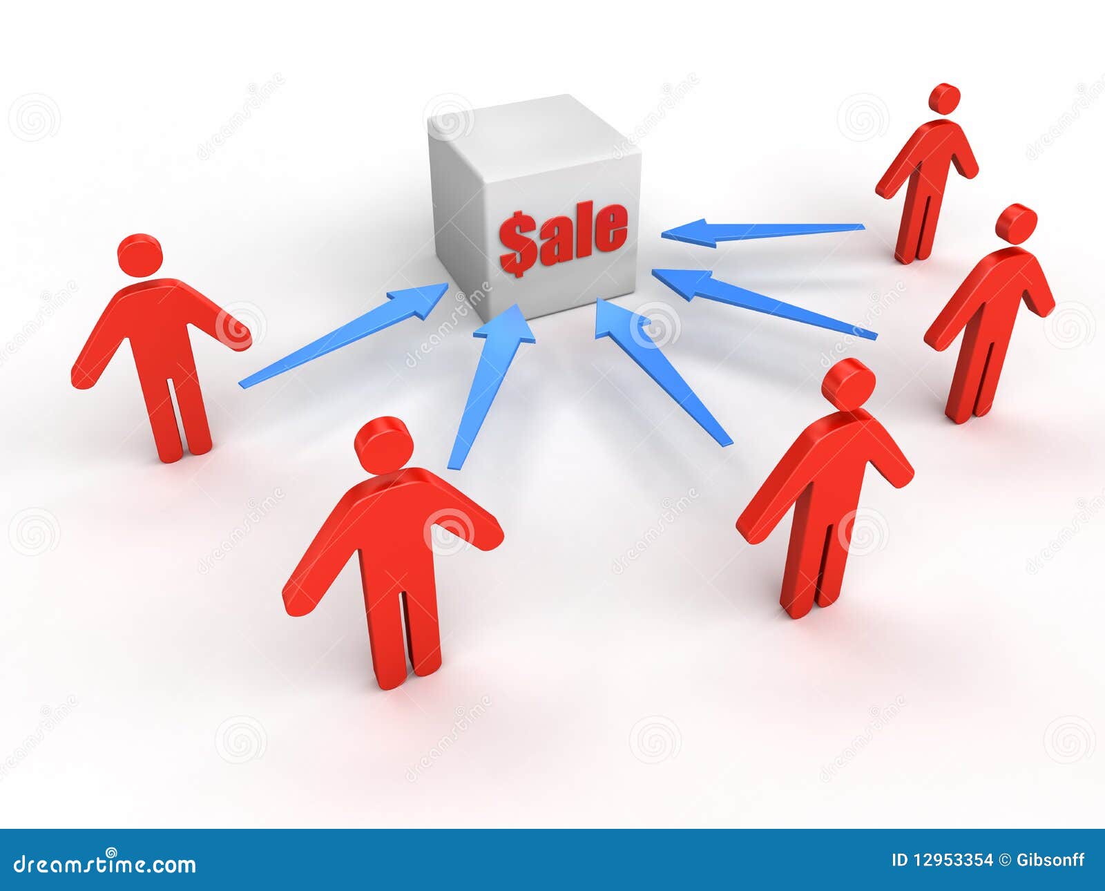 People to sale stock illustration. Illustration of sharing - 12953354