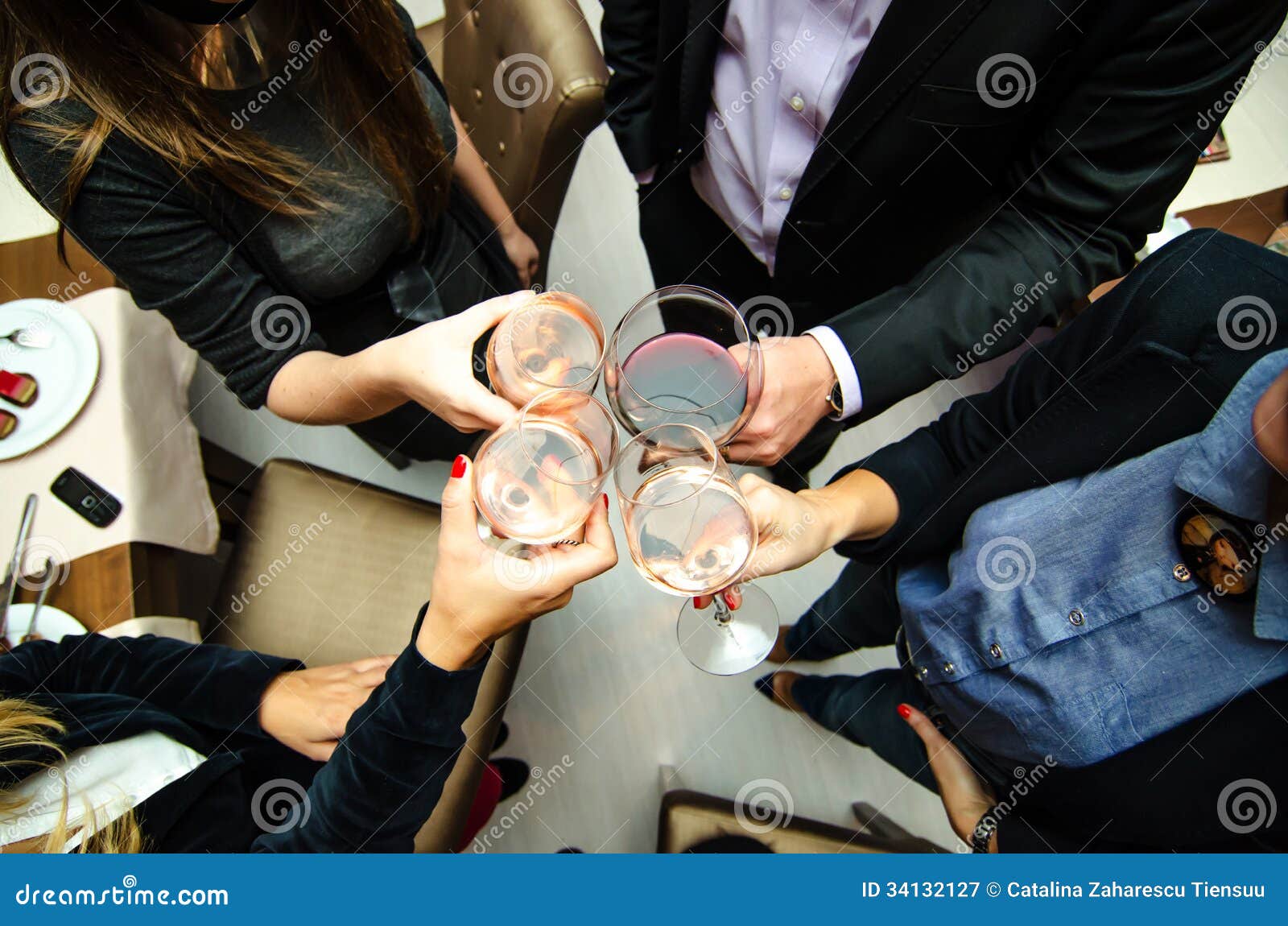People toasting with wine stock image. Image of viticulture - 34132127