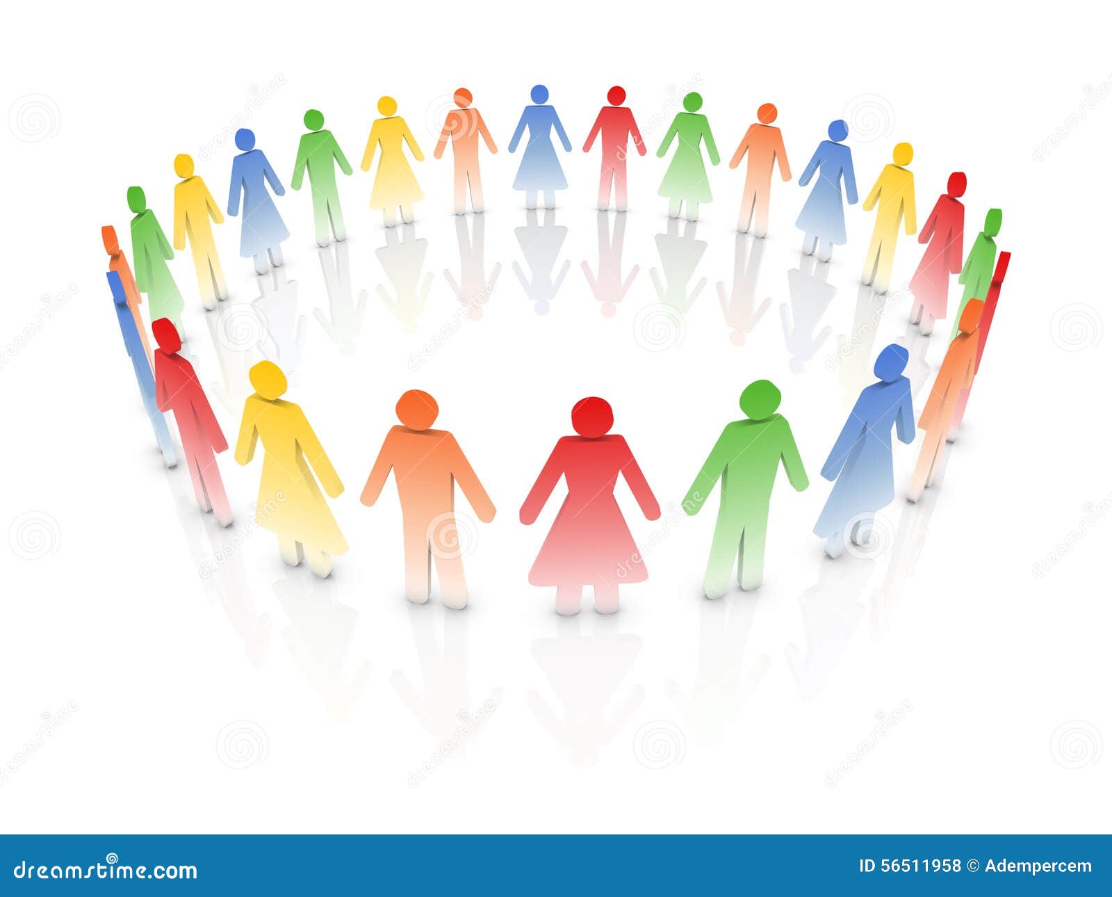 People together stock illustration. Illustration of person - 56511958