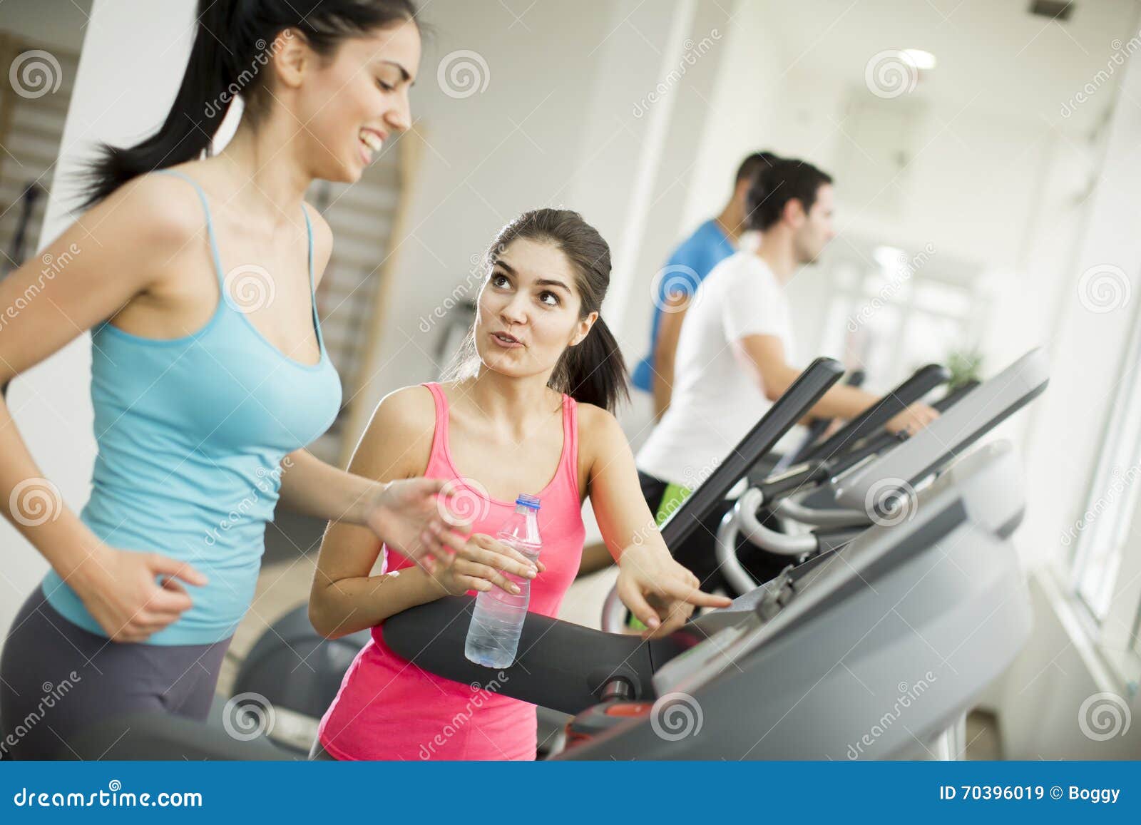 People training in the gym stock image. Image of athletic - 70396019