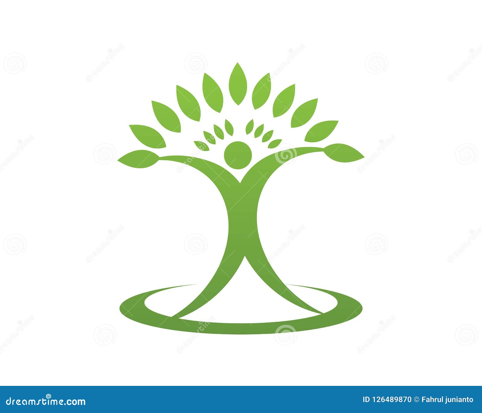 People Tree Logo Design stock vector. Illustration of creative - 126489870
