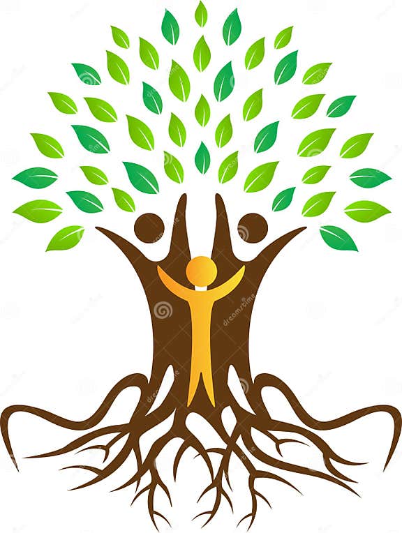 People tree stock vector. Illustration of clean, design - 55362614