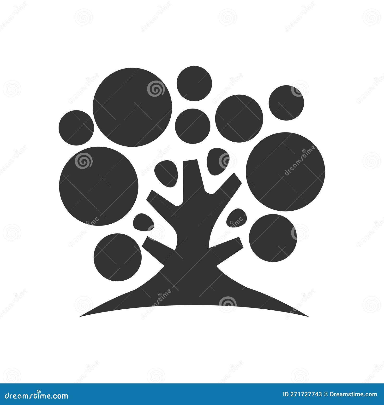 People Tree Vector Logo Template Template Icon Illustration Brand ...