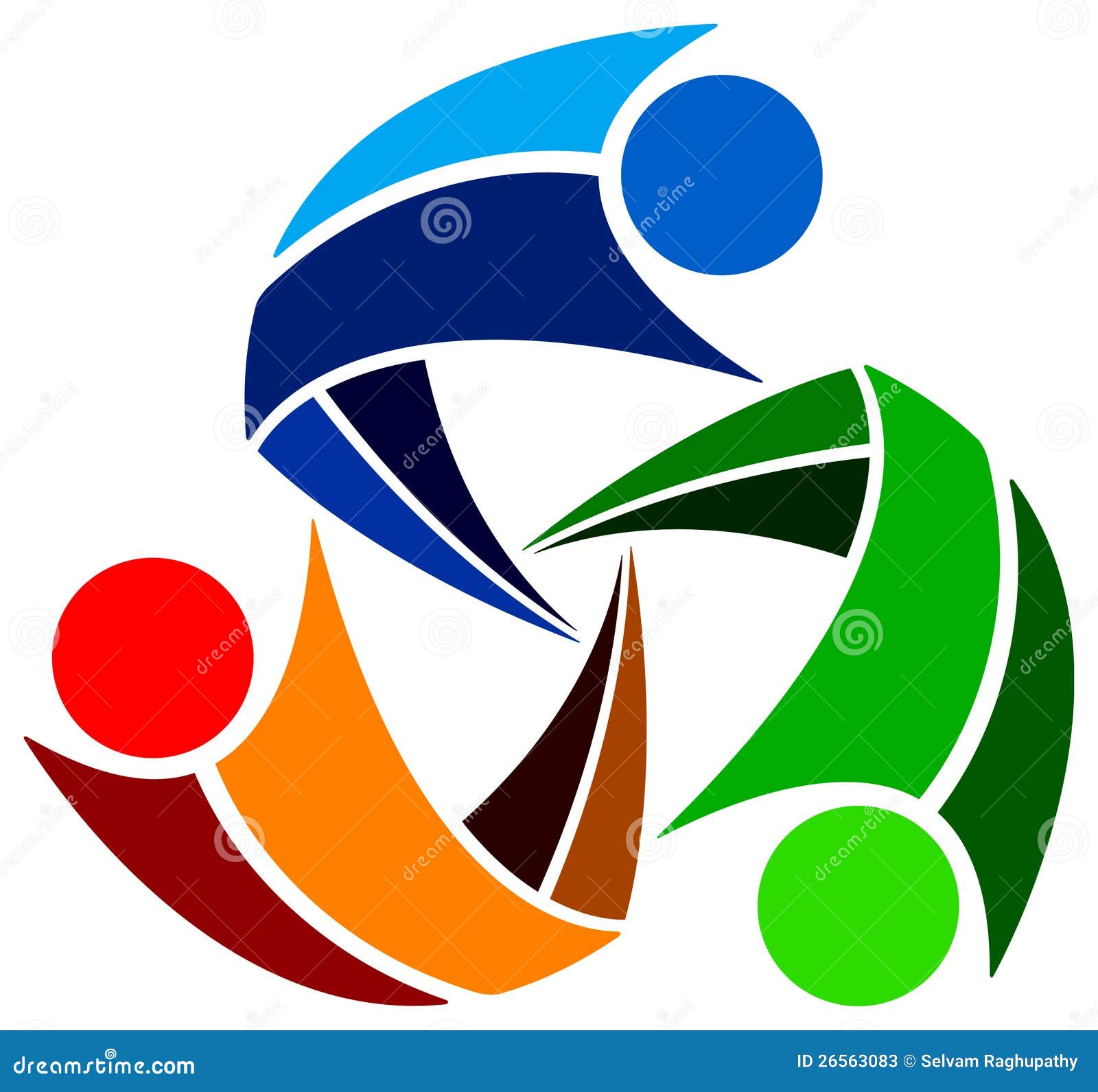 People triangle stock vector. Illustration of corporate - 26563083