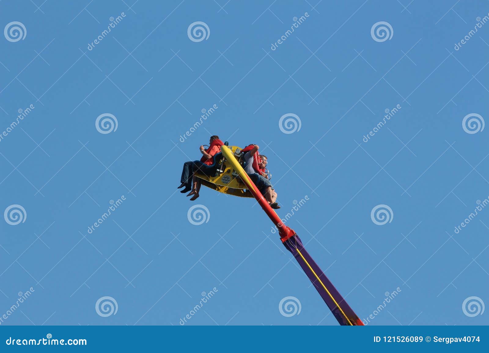 People Tumbling on Attractions in the Park Editorial Stock Image ...