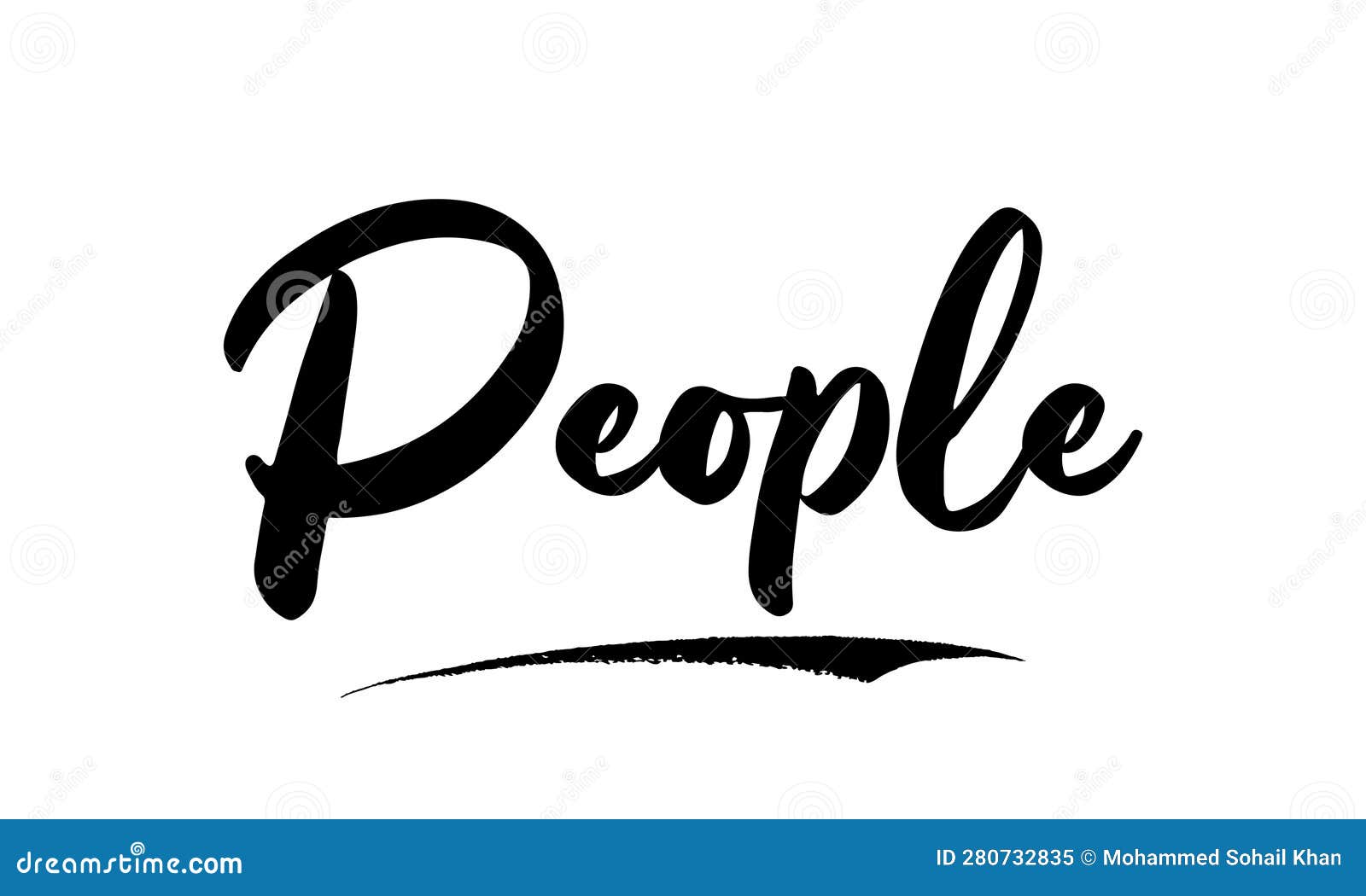 People Typography Lettering Text Vector Design Quote Stock Vector ...
