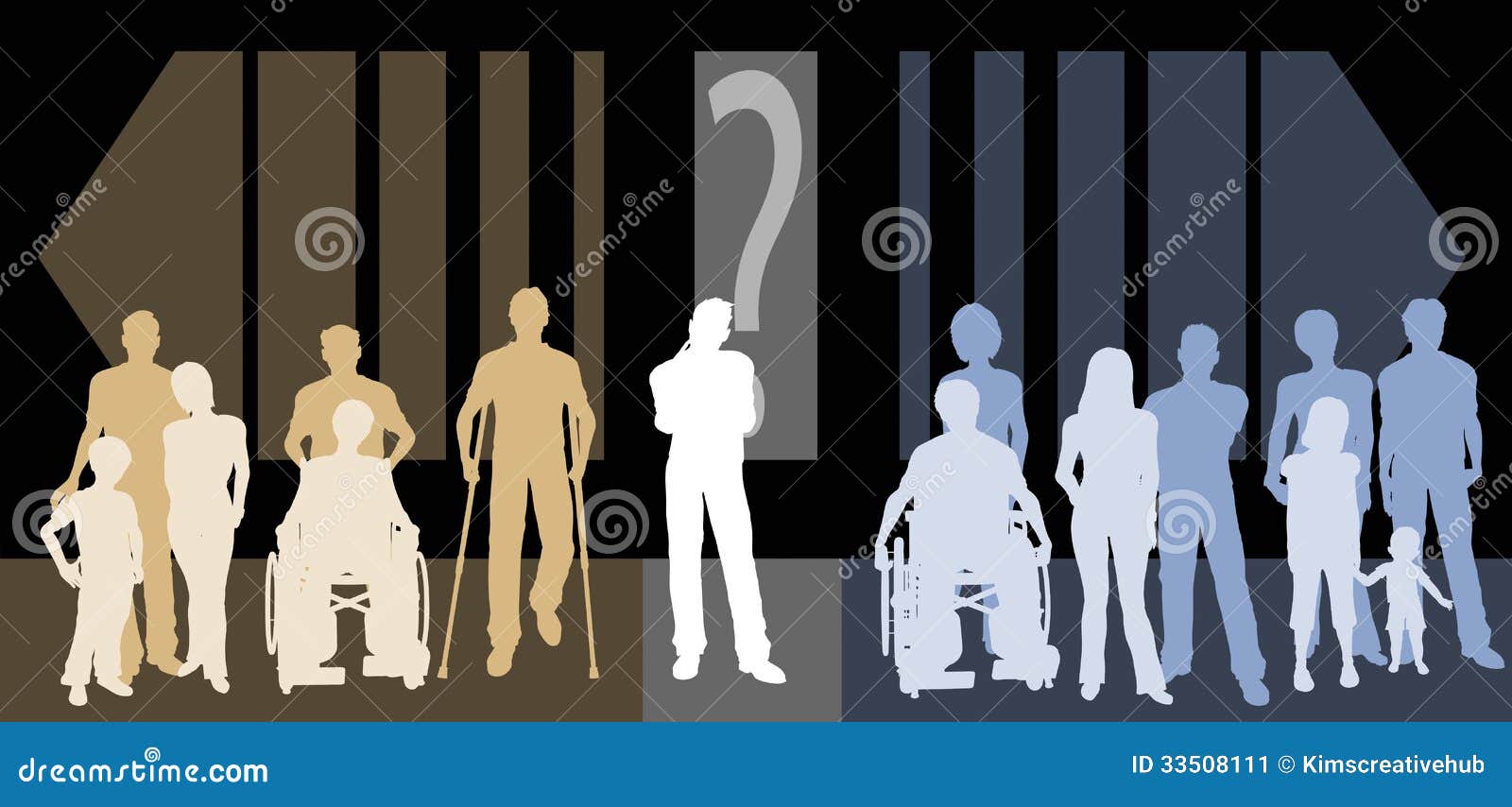 People Undecided stock vector. Illustration of offspring - 33508111