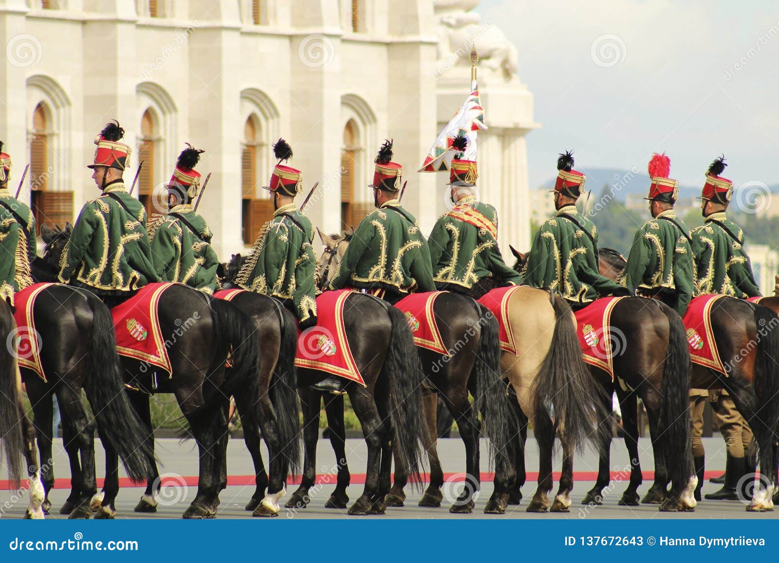 Parade on the square editorial stock photo. Image of parade - 137672643