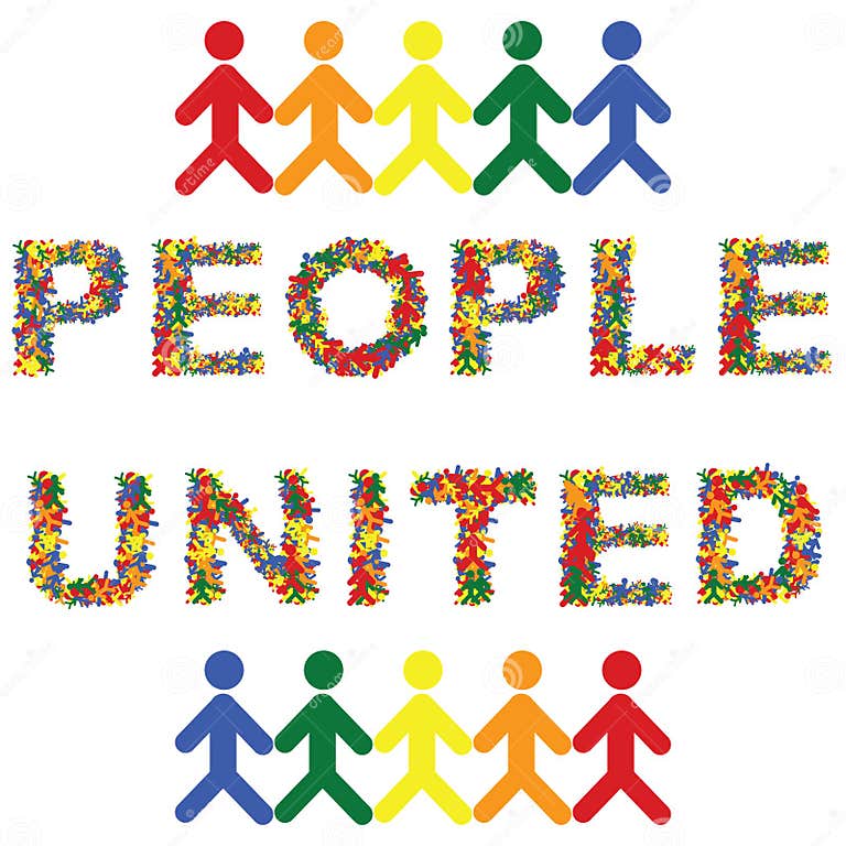 People United stock vector. Illustration of color, diversity - 8064973
