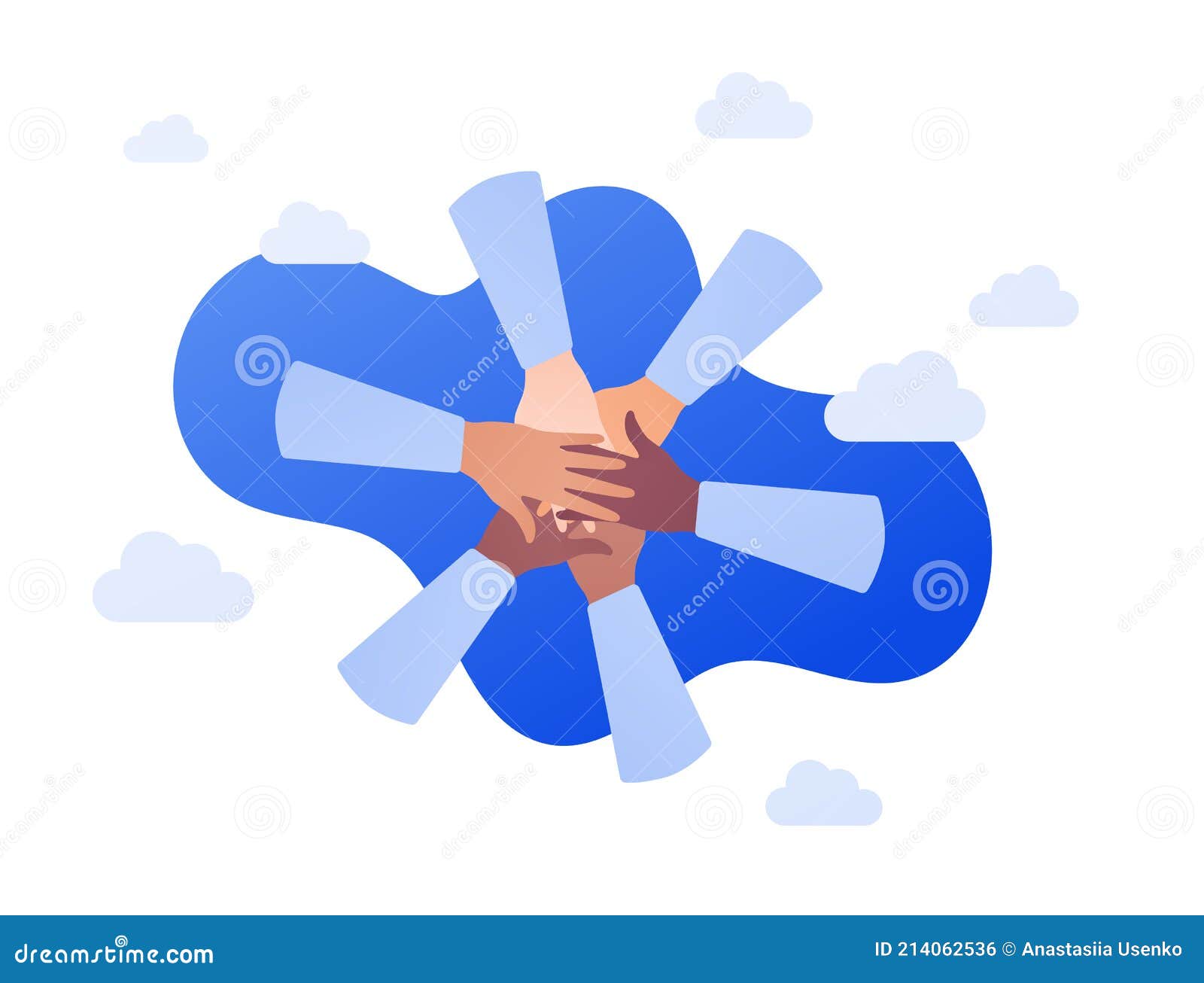 People Unity And Diversity Concept. Vector Flat Illustration ...