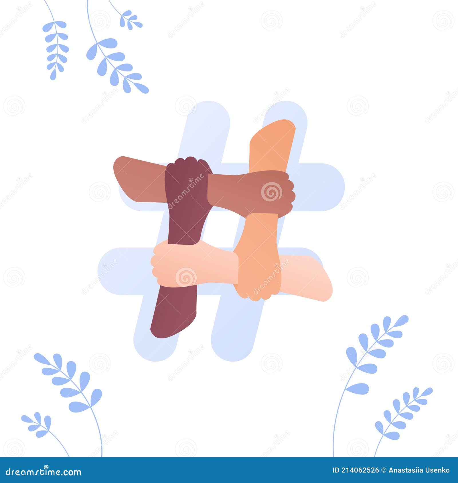 Illustration Of Multicultural Boy And Girl Hugging The Globe. Funny ...