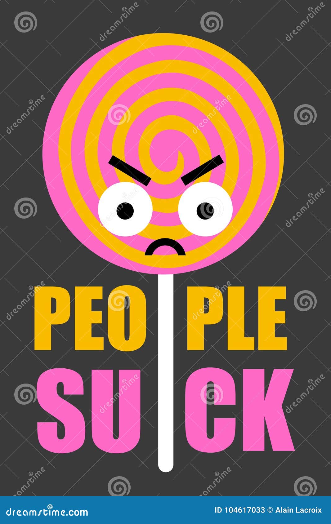 People are unpleasant stock illustration. Illustration of unpopular ...