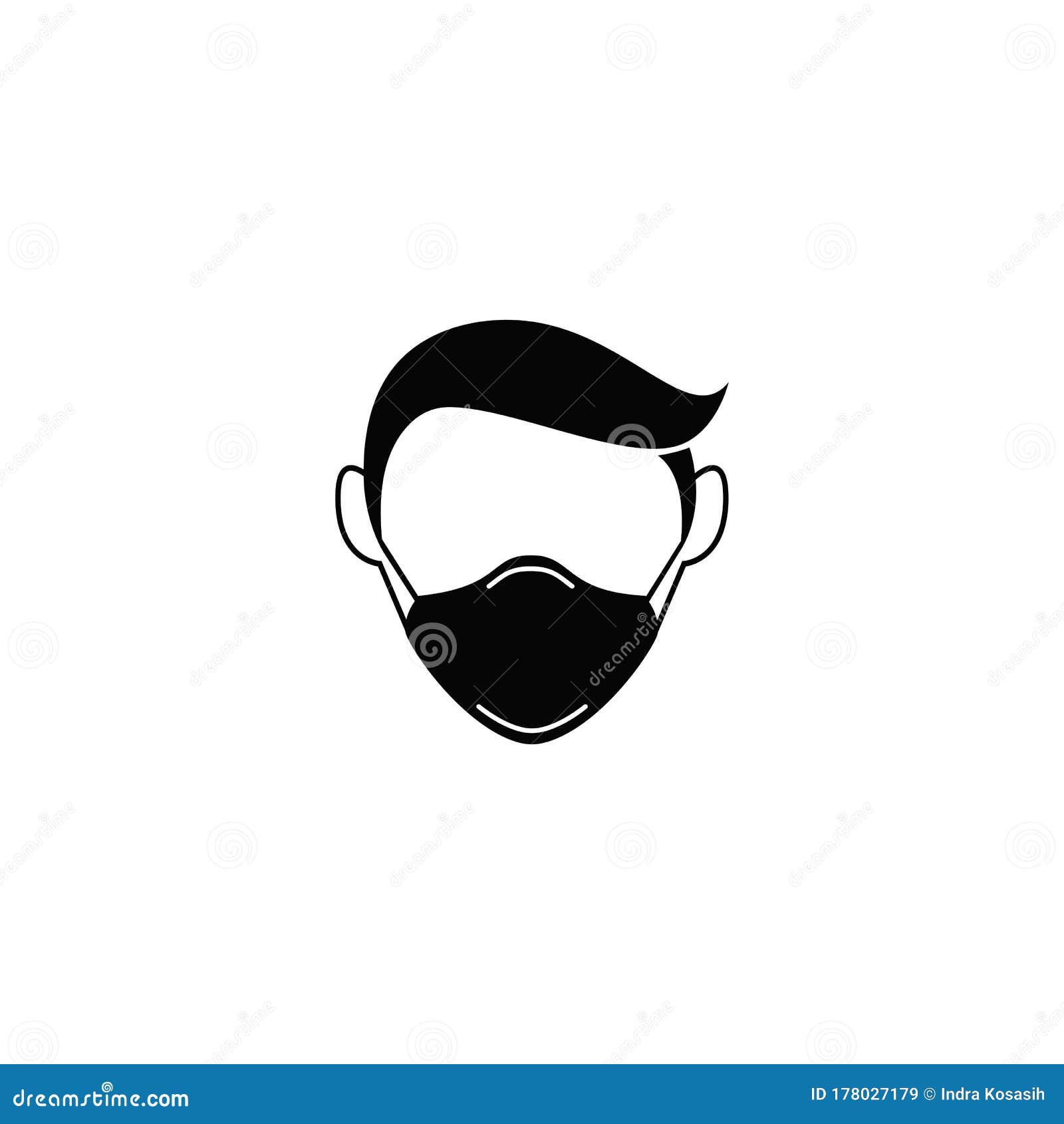 People Use Mask Logo Vector Icon Template Stock Vector - Illustration ...