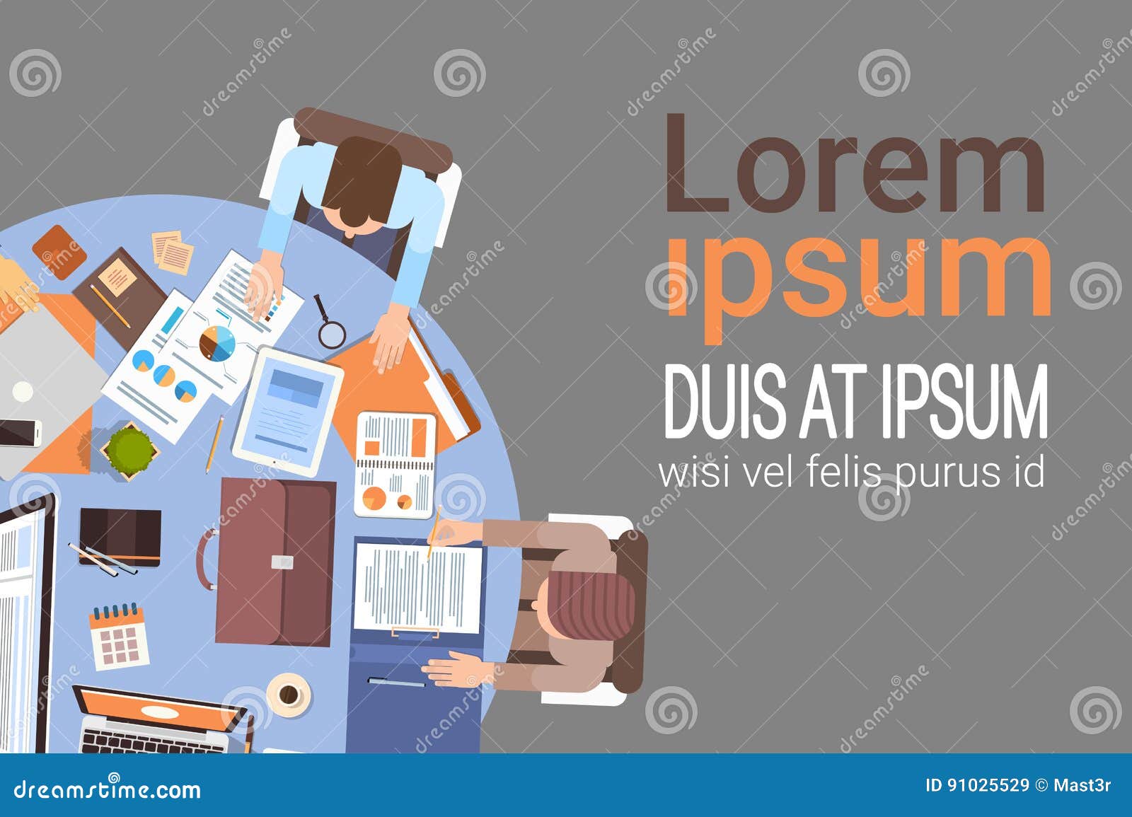 Top View Teamwork Concept, Engineer And Workers Discussing Project Of ...