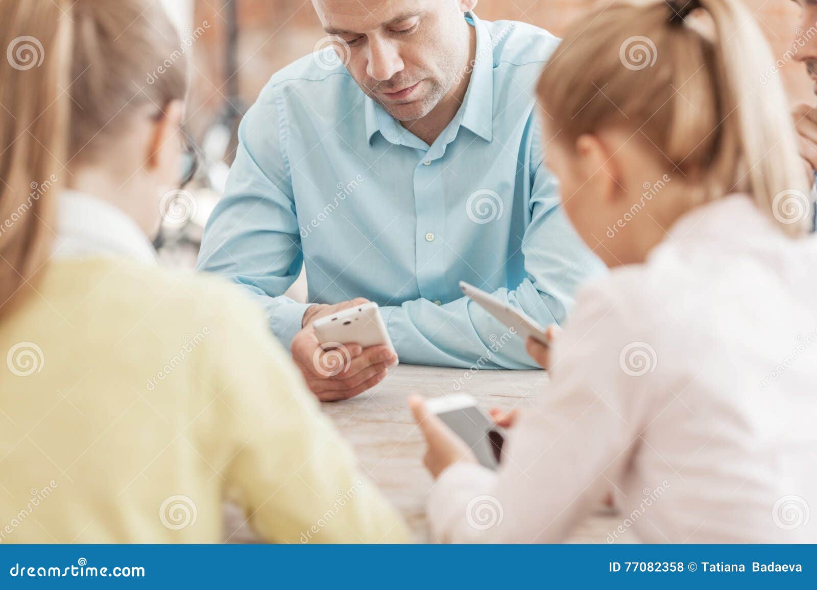 People Using Digital Devices Stock Photo - Image of technology ...