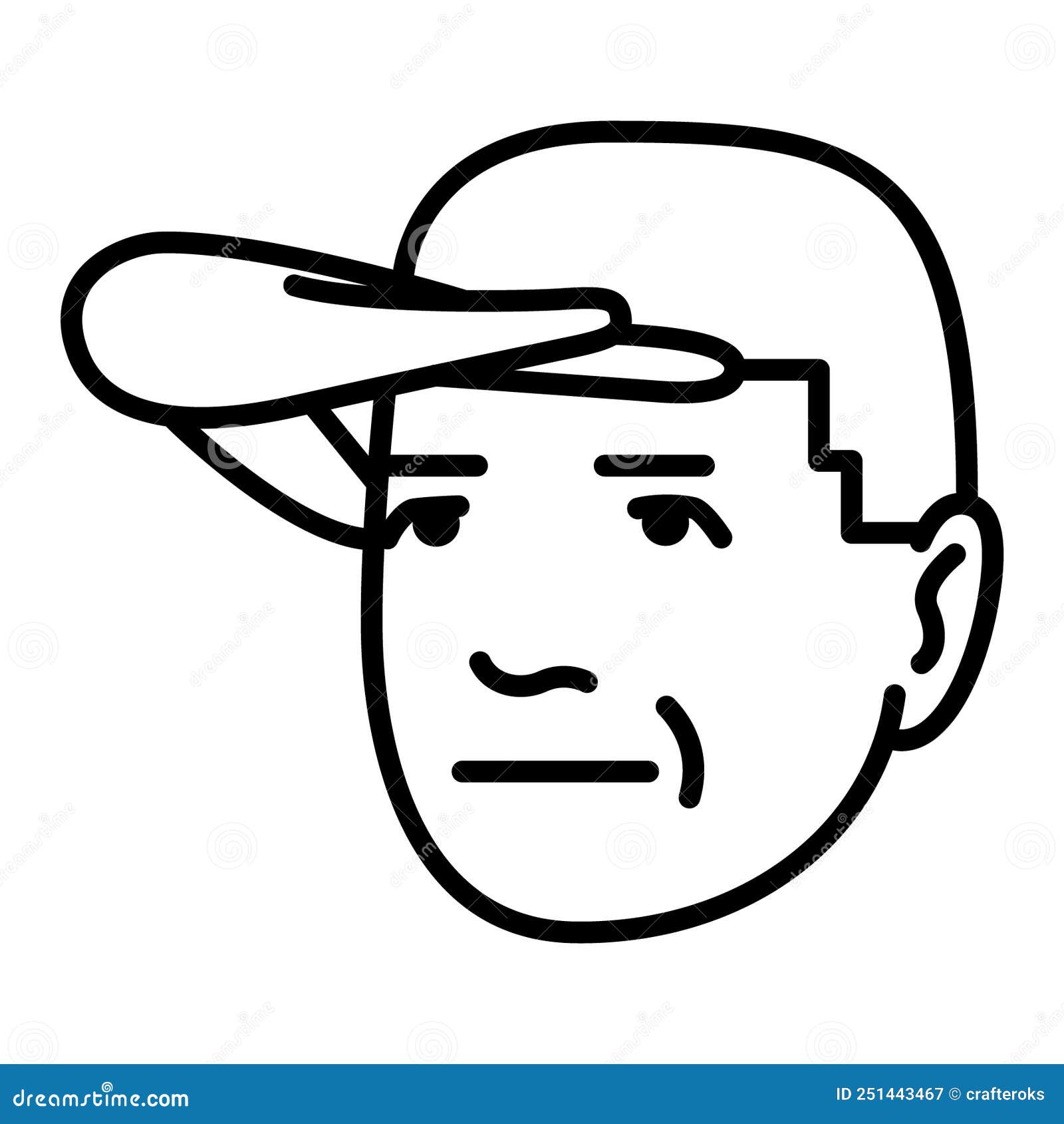 People Using Hand As Shade EPS Vector File Stock Vector - Illustration ...