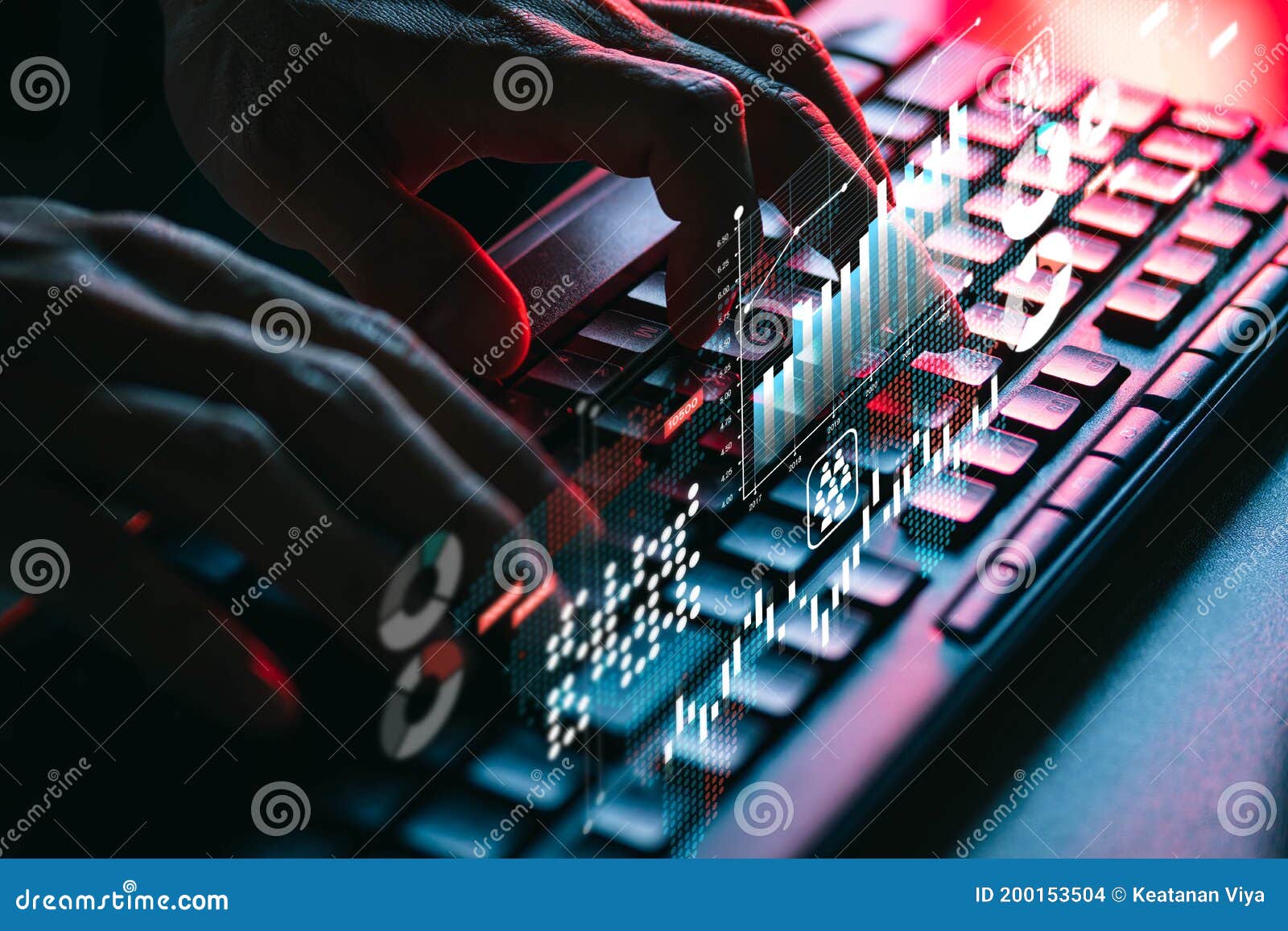 People Using Keyboard Computer for Search, Working, Shopping, E ...