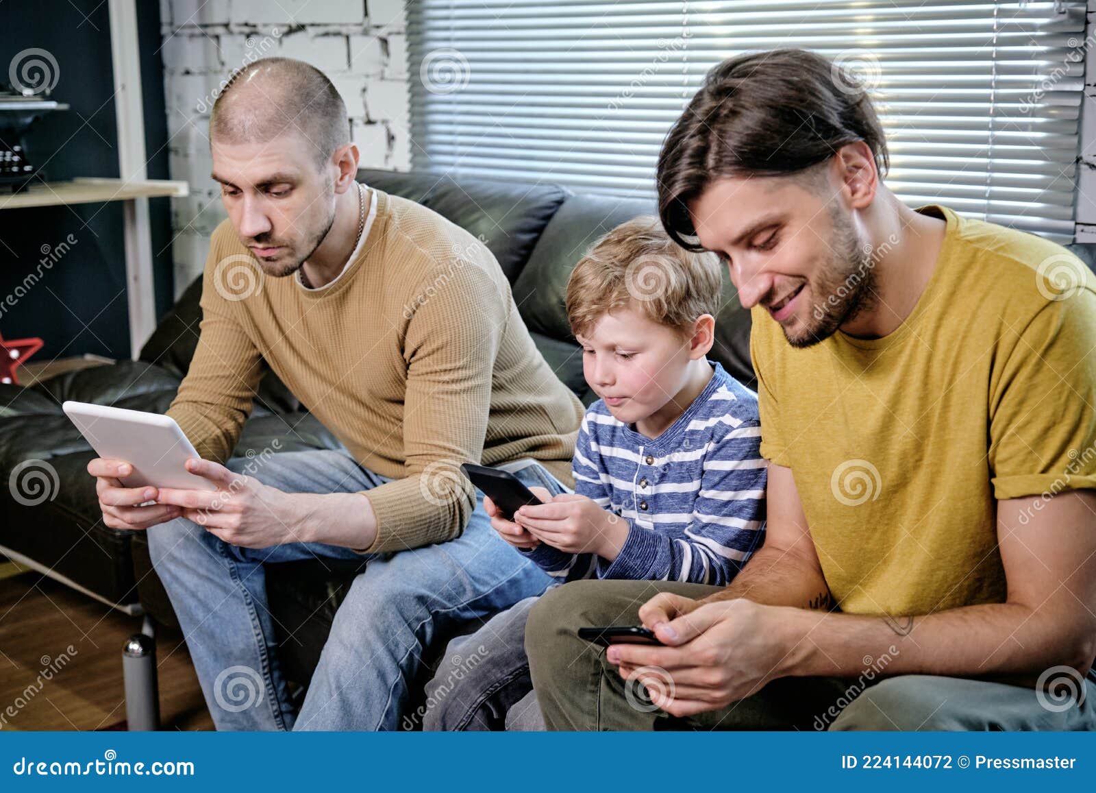 People Using Mobile Gadgets Stock Photo - Image of playing, mobile ...