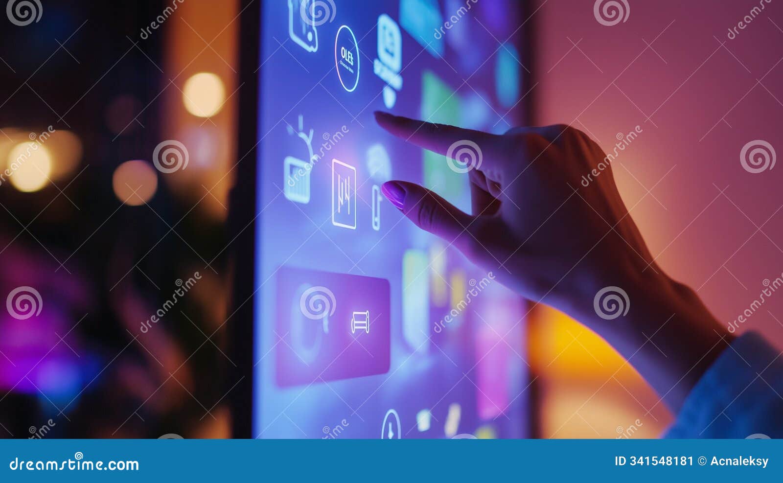 People Using Personal Devices, Smart Home Devices Stock Image - Image ...