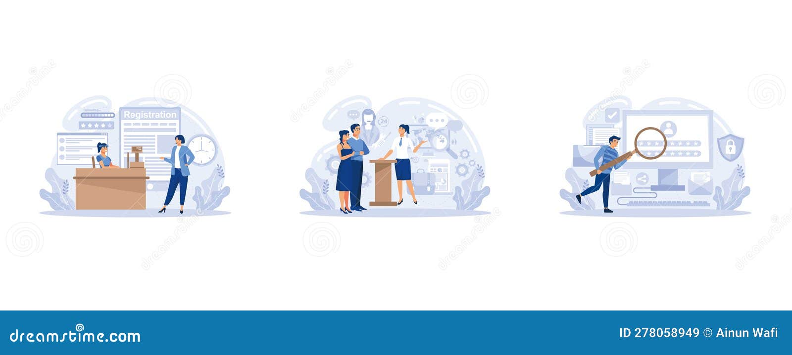 People Using Secure Login And Password Account Data For Authorization Personal Data Security