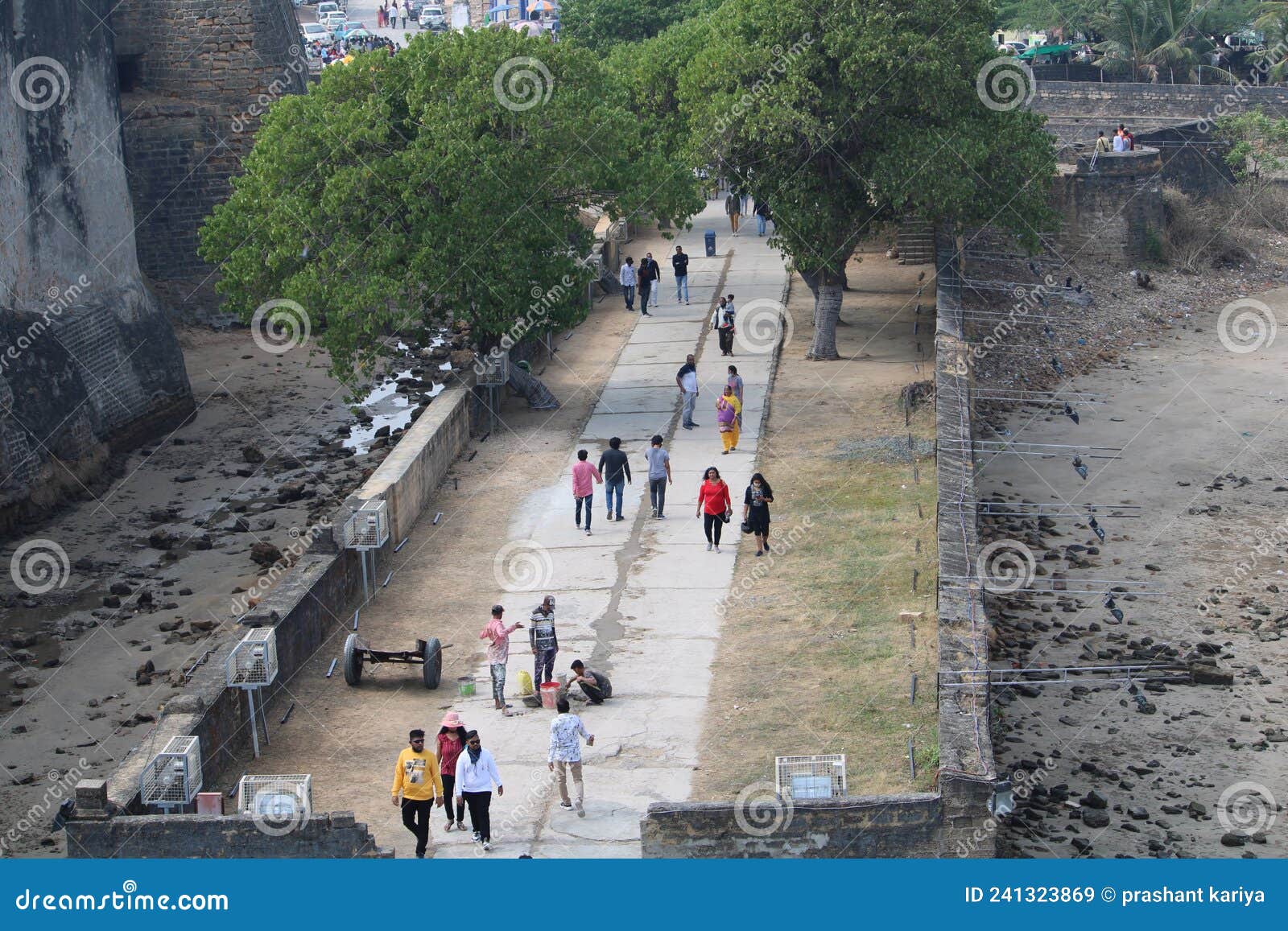 People on Vacation at Diu Forte India Editorial Stock Image - Image of ...