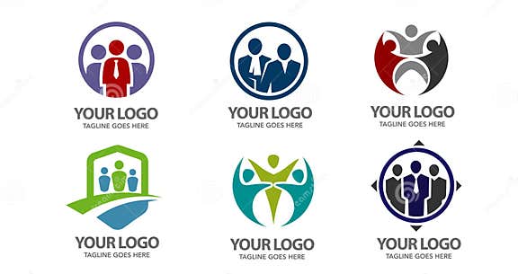 People vector logo stock vector. Illustration of home - 57512540