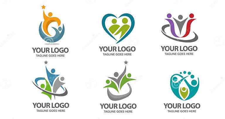 People vector logo stock vector. Illustration of creating - 57532630